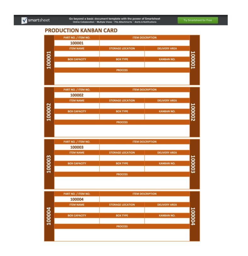 25 Printable Kanban Card Templates (& How to use them) ᐅ TemplateLab