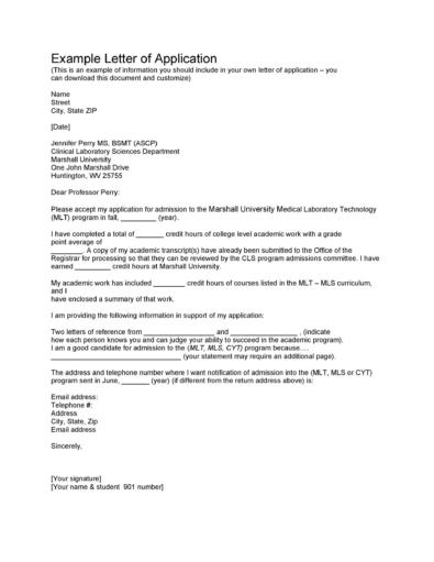 49 Best Letter Of Application Samples (+"How to Write" Guide) ᐅ