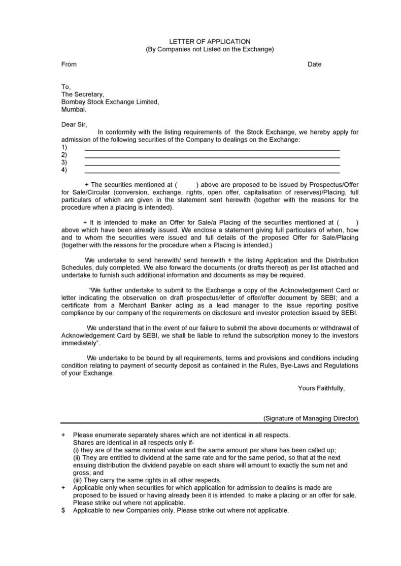 49 Best Letter Of Application Samples (+"How to Write" Guide) ᐅ