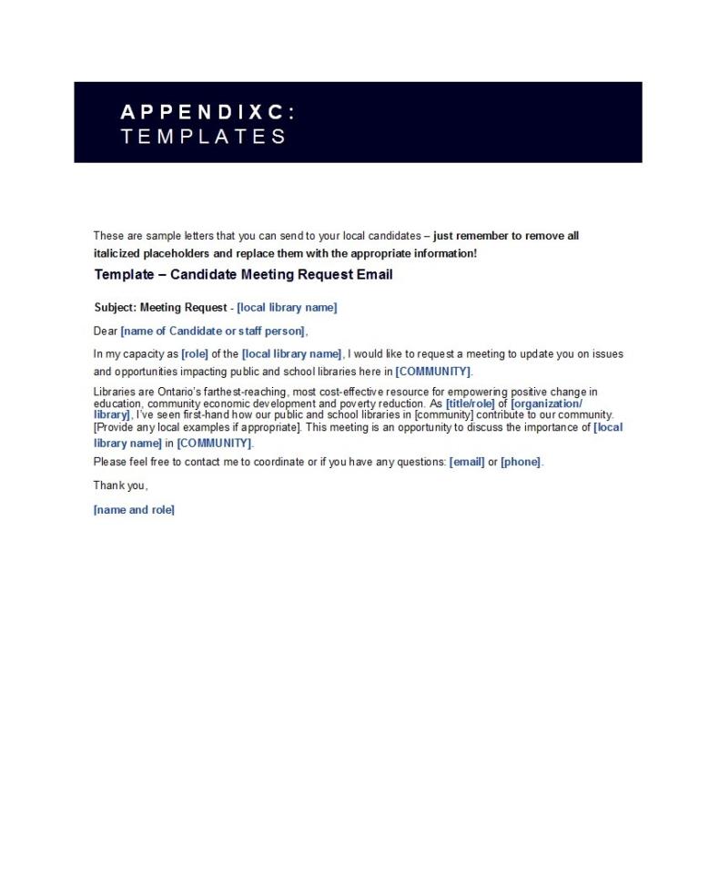 50 Great Meeting Request Email Samples 📧 ᐅ TemplateLab