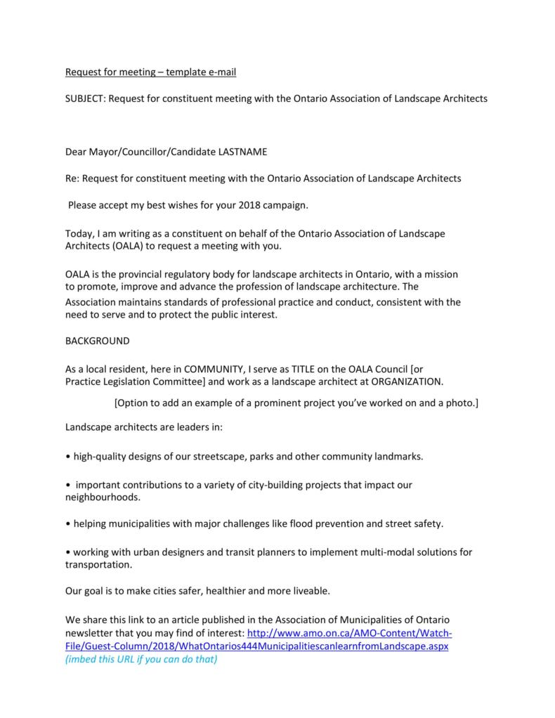 50 Great Meeting Request Email Samples 📧 ᐅ TemplateLab