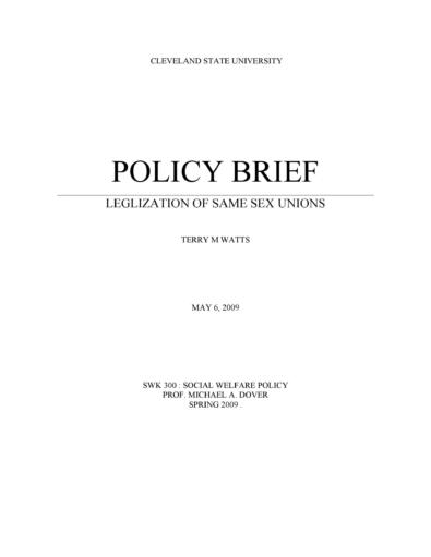50 Free Policy Brief Templates (MS Word) ᐅ TemplateLab