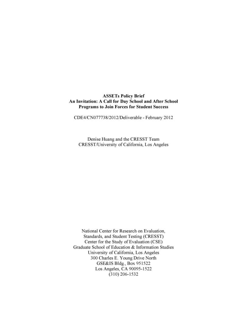 50 Free Policy Brief Templates (MS Word) ᐅ TemplateLab