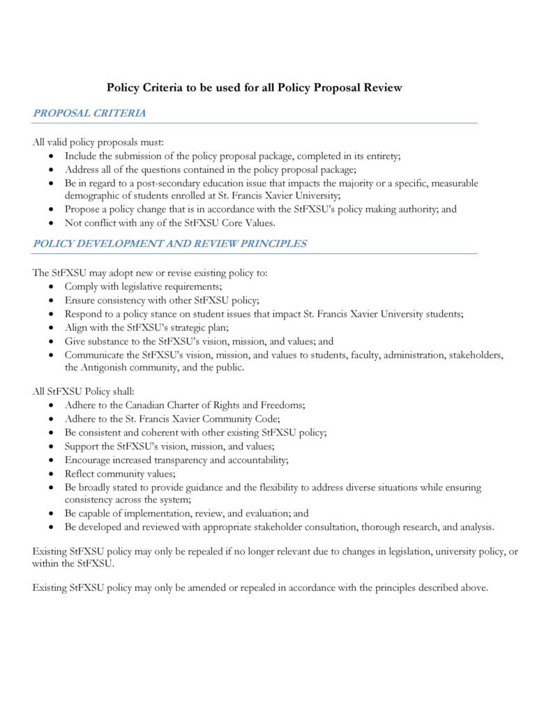 30 Professional Policy Proposal Templates [& Examples] ᐅ TemplateLab