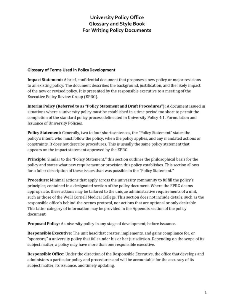 30 Professional Policy Proposal Templates [& Examples] ᐅ TemplateLab