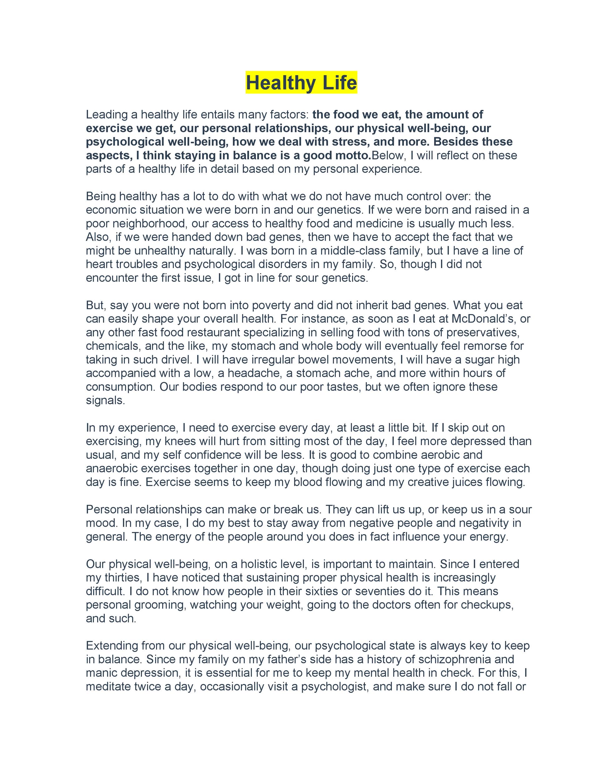 50 Best Reflective Essay Examples Topic Samples TemplateLab