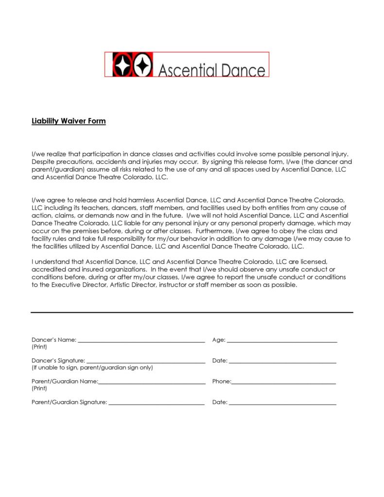 50 Free Release Of Liability Forms (Liability Waiver) ᐅ TemplateLab