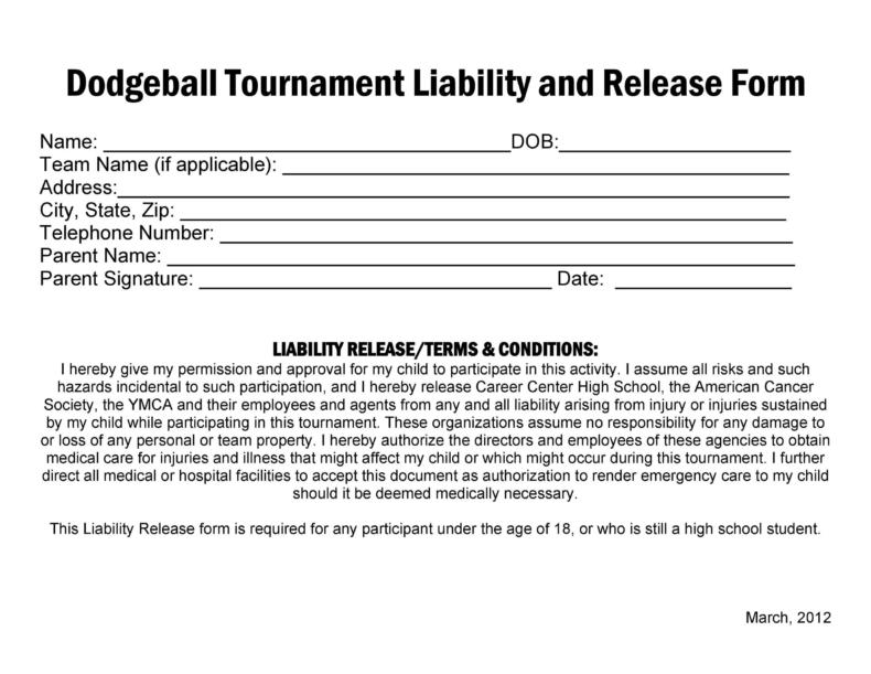 50 Free Release Of Liability Forms (Liability Waiver) ᐅ TemplateLab