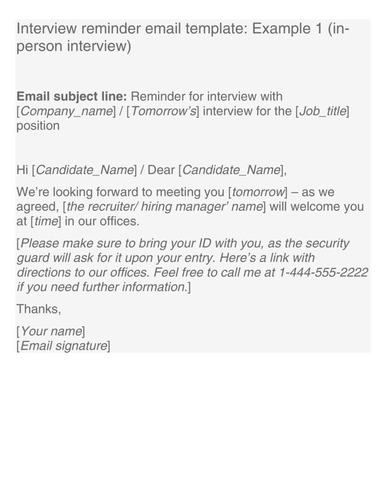 50 Polite Reminder Email Samples & Templates ᐅ TemplateLab