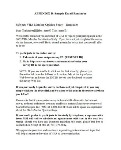 50 Polite Reminder Email Samples & Templates ᐅ TemplateLab