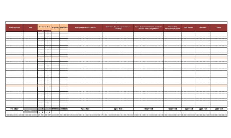 50 Free Stakeholder Analysis Templates (Excel & Word) ᐅ TemplateLab