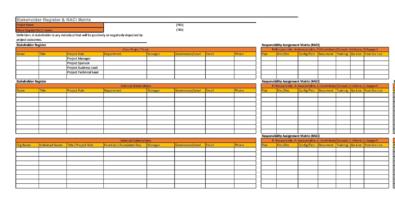 50 Free Stakeholder Analysis Templates (Excel & Word) ᐅ TemplateLab