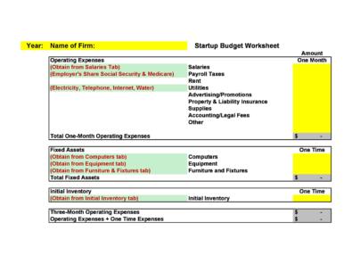 50 Best Startup Budget Templates (Free Download) ᐅ TemplateLab