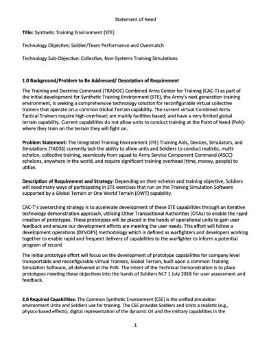 50 Effective Statement Of Need Templates (& Examples) ᐅ TemplateLab