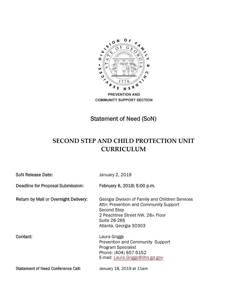 50 Effective Statement Of Need Templates (& Examples) ᐅ TemplateLab