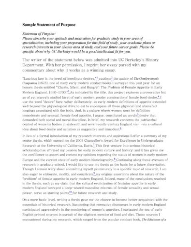 50 Statement Of Purpose Examples (Graduate School, MBA, PhD) ᐅ