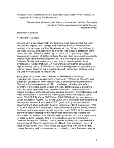 50 Statement Of Purpose Examples (Graduate School, MBA, PhD) ᐅ