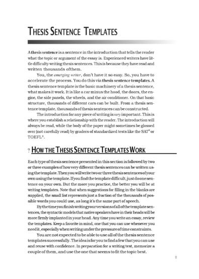 45 Perfect Thesis Statement Templates (+ Examples) ᐅ TemplateLab