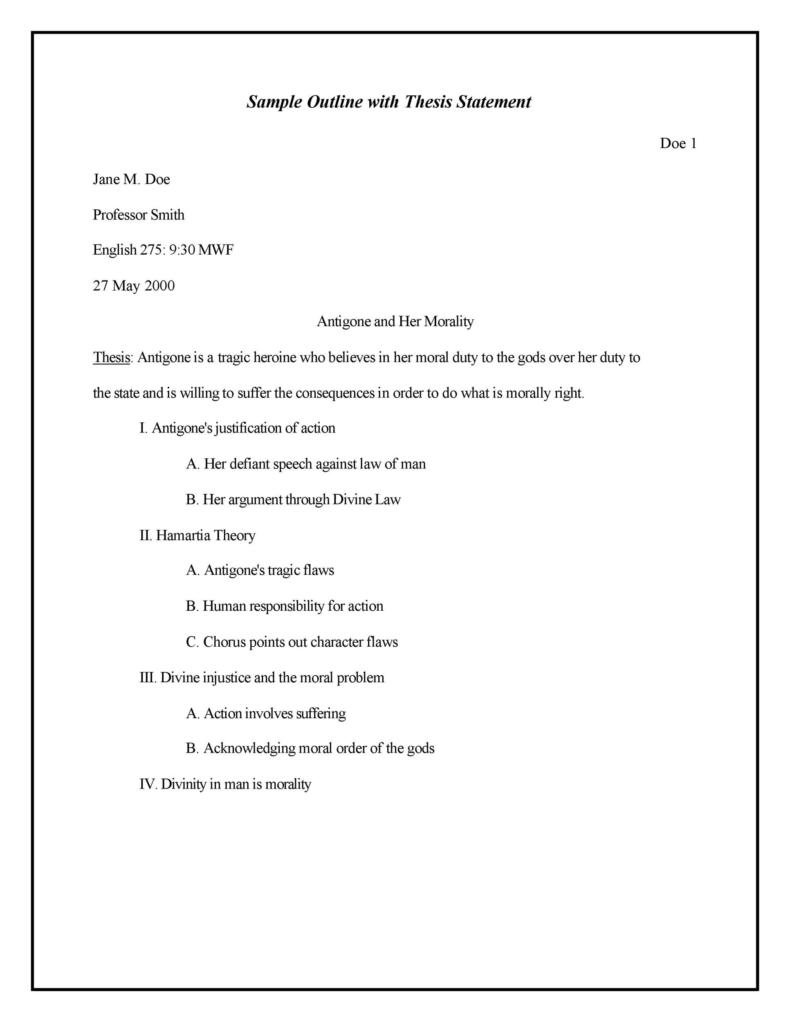 45 Perfect Thesis Statement Templates (+ Examples) ᐅ TemplateLab