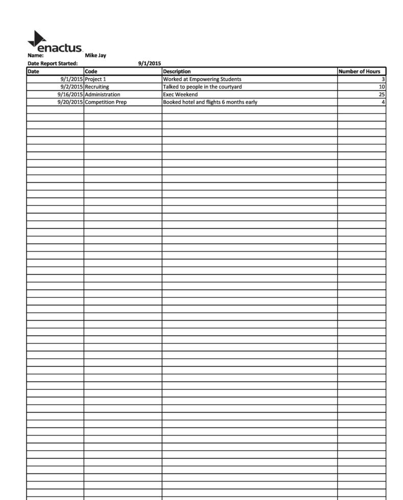 47 Free Time Tracking Spreadsheets [Excel] ᐅ TemplateLab