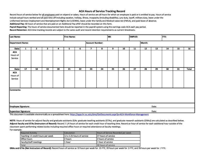 47 Free Time Tracking Spreadsheets [Excel] ᐅ TemplateLab