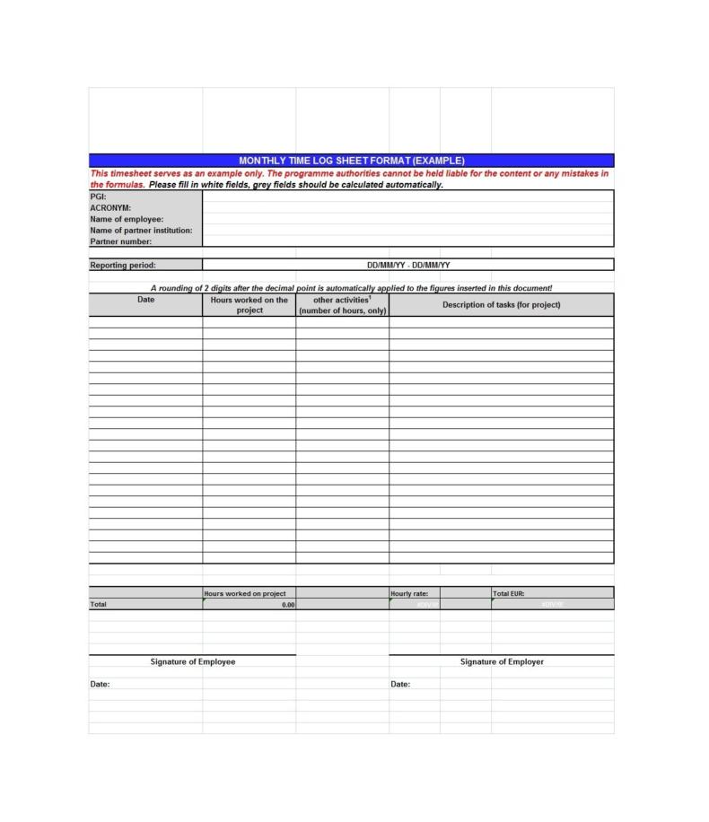47 Free Time Tracking Spreadsheets [Excel] ᐅ TemplateLab