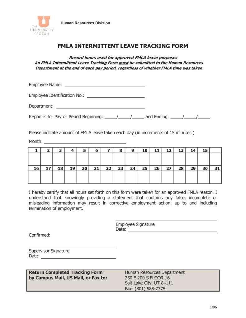 47 Employee Vacation Trackers (Excel & Word) ᐅ TemplateLab