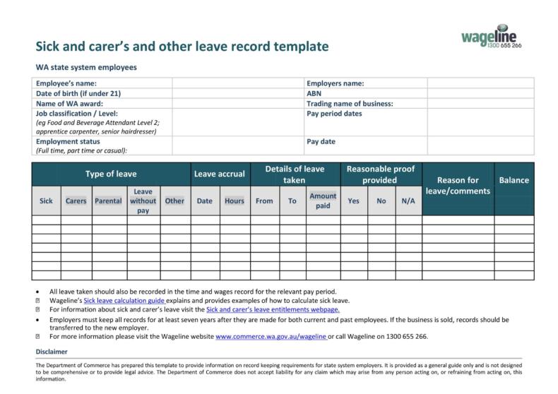 47 Employee Vacation Trackers (Excel & Word) ᐅ TemplateLab
