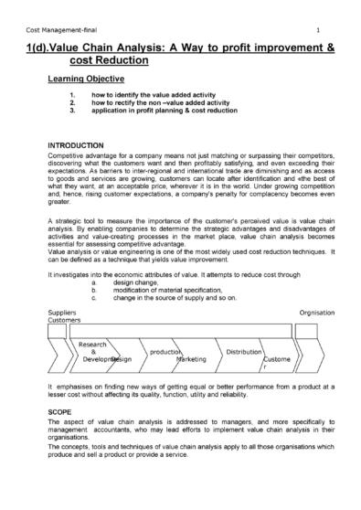 37 Effective Value Chain Analysis Templates (Word, Excel, PDF) ᐅ