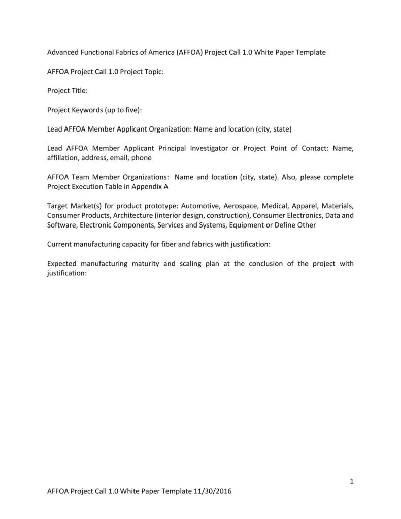 50 Best White Paper Templates (MS Word) ᐅ TemplateLab