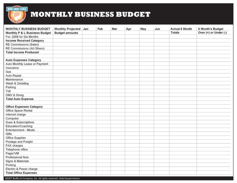 49 Handy Business Budget Templates (Excel, Google Sheets, Word)
