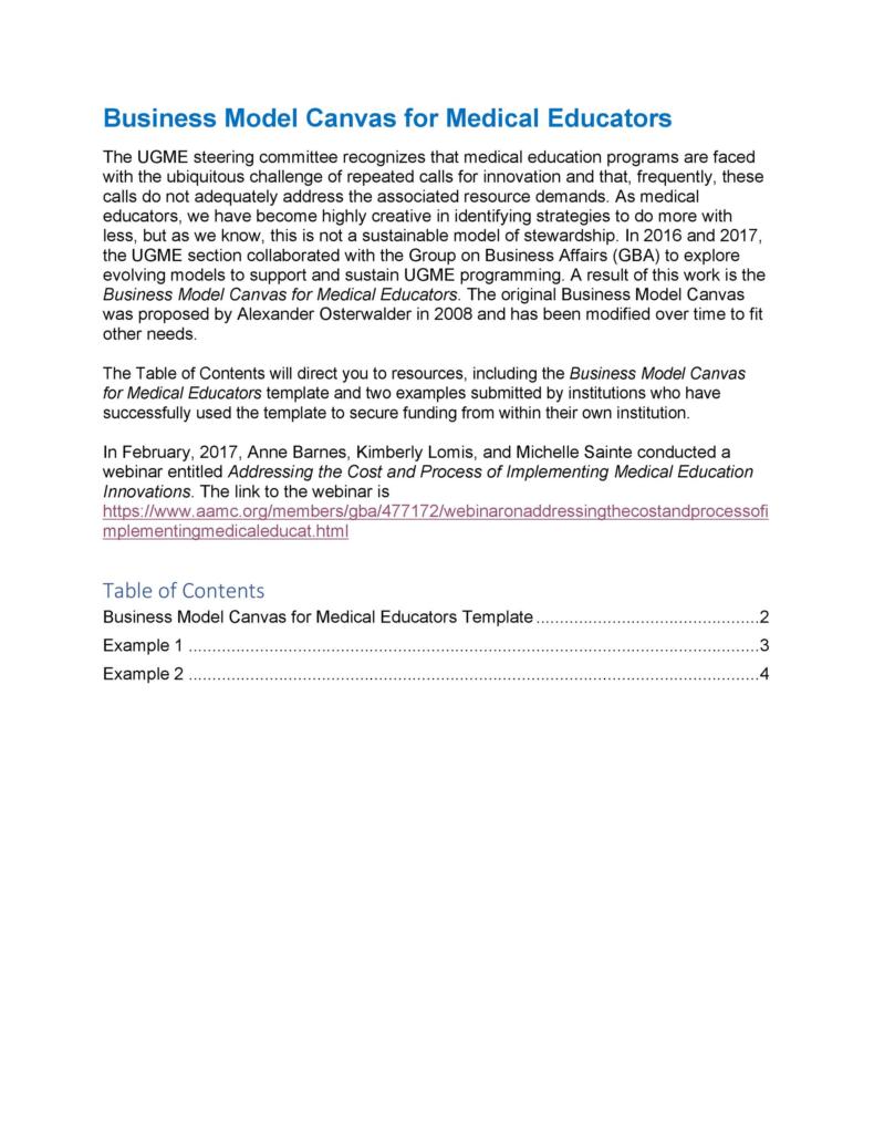 50 Amazing Business Model Canvas Templates ᐅ TemplateLab