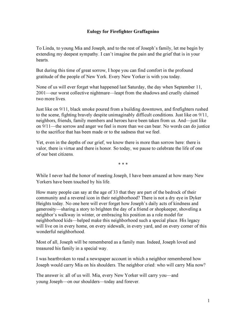 50 Best Eulogy Templates (For Relatives or Friends) ᐅ TemplateLab