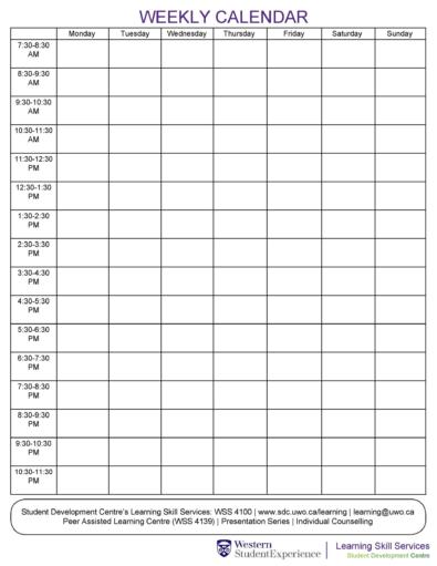43 Effective Hourly Schedule Templates (Excel & MS Word) ᐅ TemplateLab