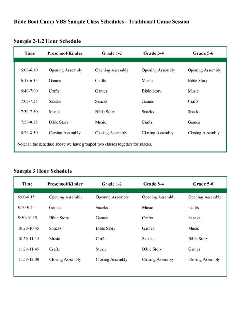 43 Effective Hourly Schedule Templates (Excel, Word, PDF) ᐅ TemplateLab