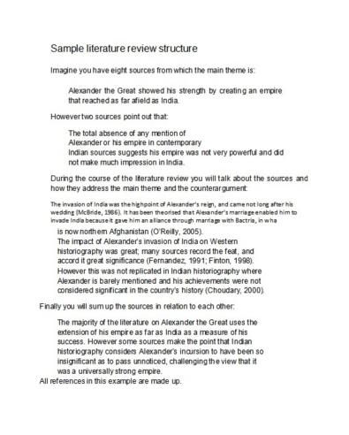 50 Smart Literature Review Templates (APA) ᐅ TemplateLab