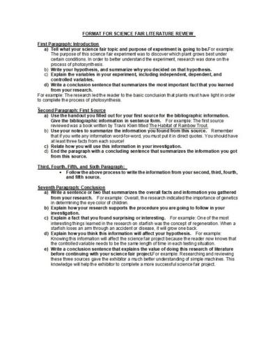 50 Smart Literature Review Templates (APA) ᐅ TemplateLab