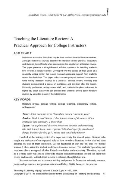 50 Smart Literature Review Templates (APA) ᐅ TemplateLab