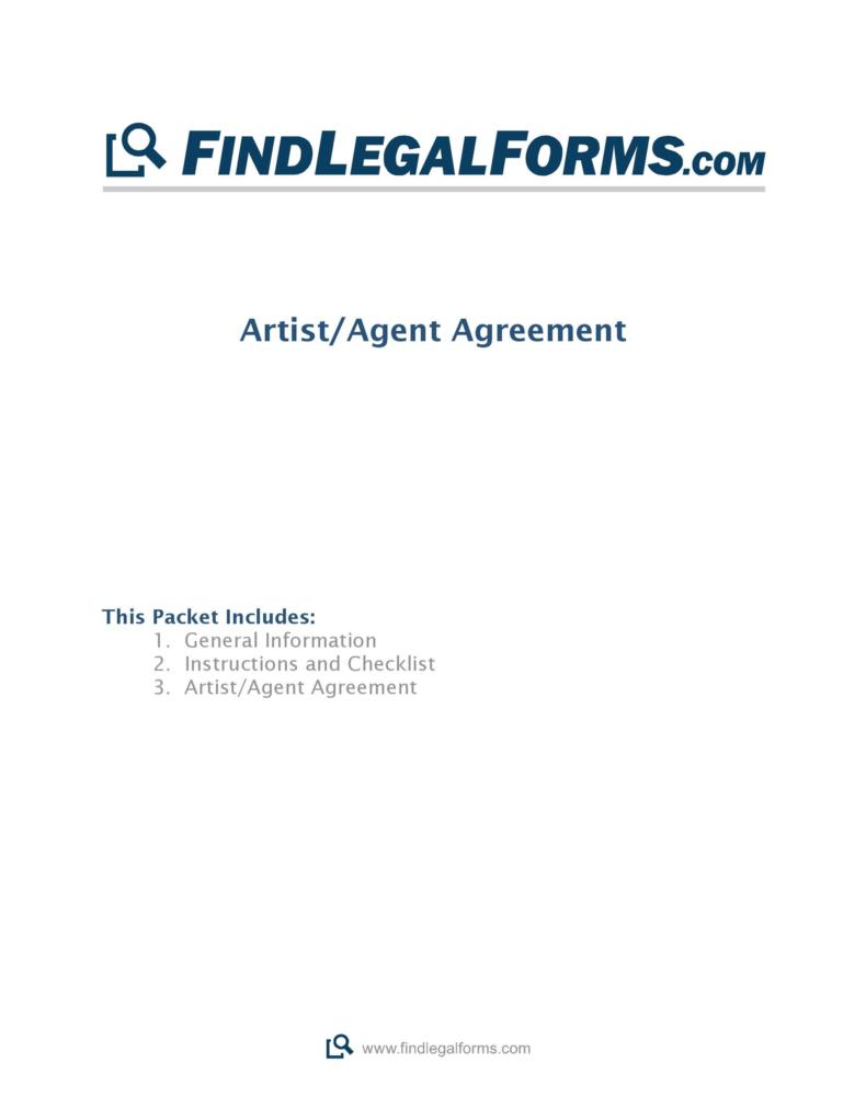 50 Artist Management Contract Templates (MS Word) ᐅ TemplateLab