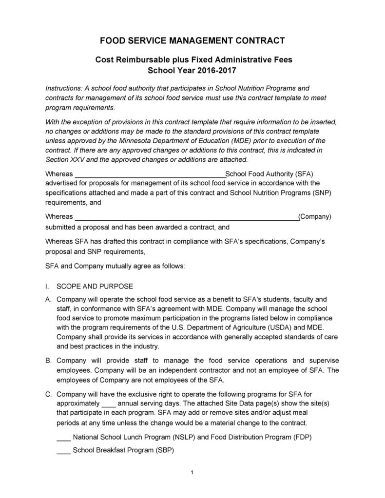 50 Artist Management Contract Templates (MS Word) ᐅ TemplateLab