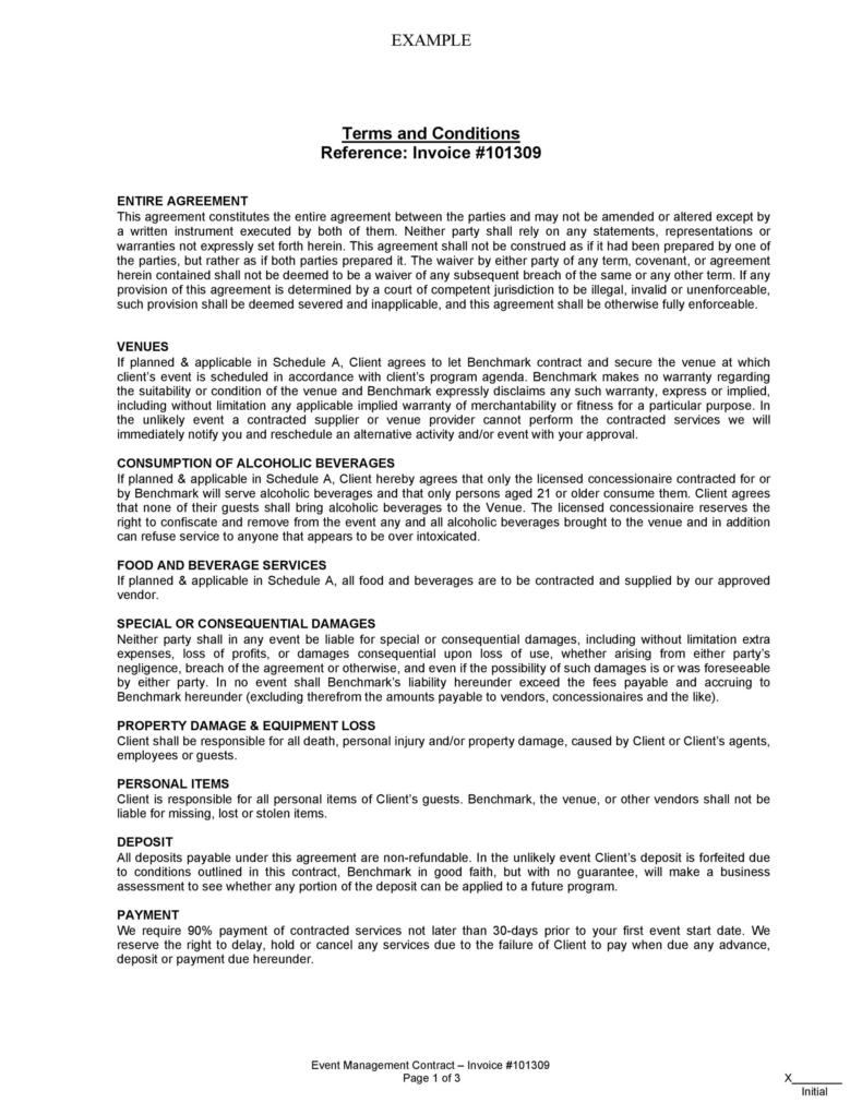 50 Artist Management Contract Templates (MS Word) ᐅ TemplateLab