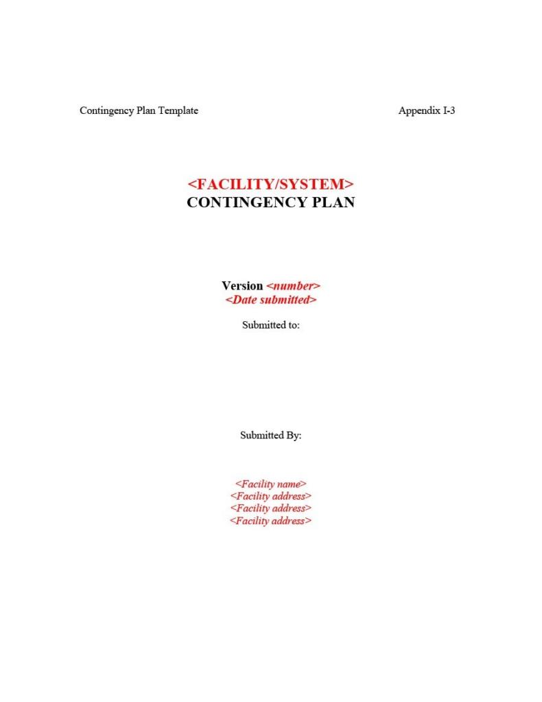 40 Detailed Contingency Plan Examples (& Free Templates) ᐅ