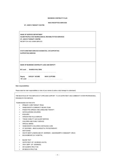 40 Detailed Contingency Plan Examples (& Free Templates) ᐅ