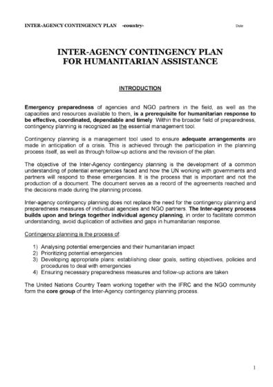 40 Detailed Contingency Plan Examples (& Free Templates) ᐅ