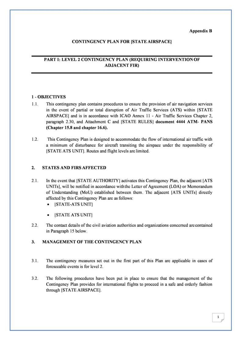 40 Detailed Contingency Plan Examples (& Free Templates) ᐅ