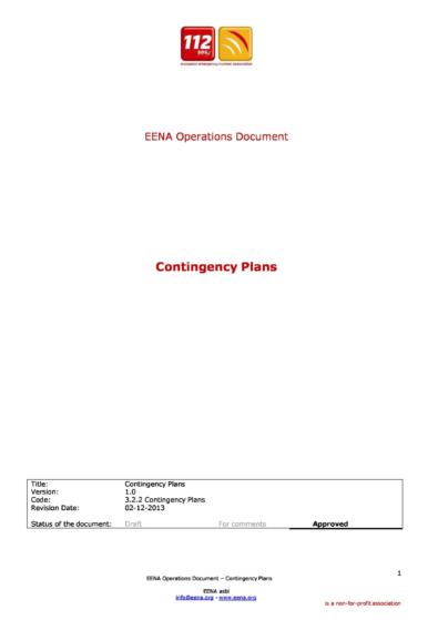 40 Detailed Contingency Plan Examples (& Free Templates) ᐅ