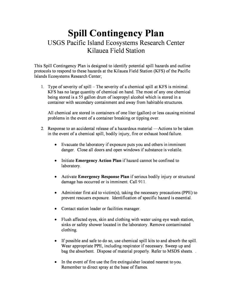 40 Detailed Contingency Plan Examples (& Free Templates) ᐅ