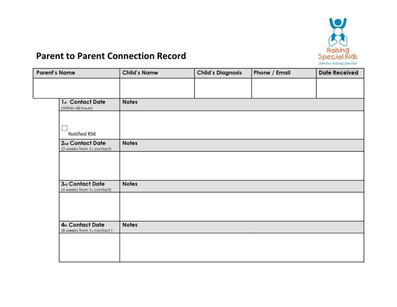 50 Editable Parent Contact Logs (Doc, Excel & PDF)