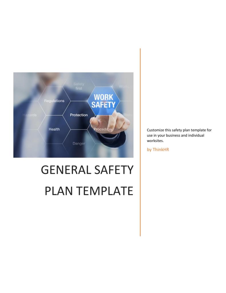 46 Great Safety Plan Templates (Construction, Site Specific, Patient ...