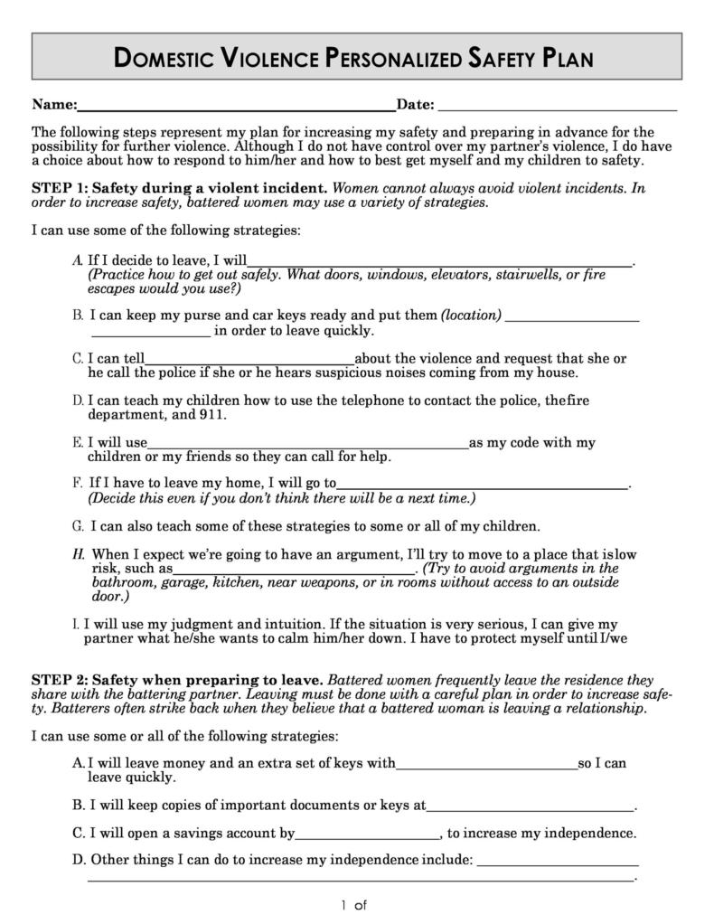 46 Great Safety Plan Templates (Construction, Site Specific, Patient ...